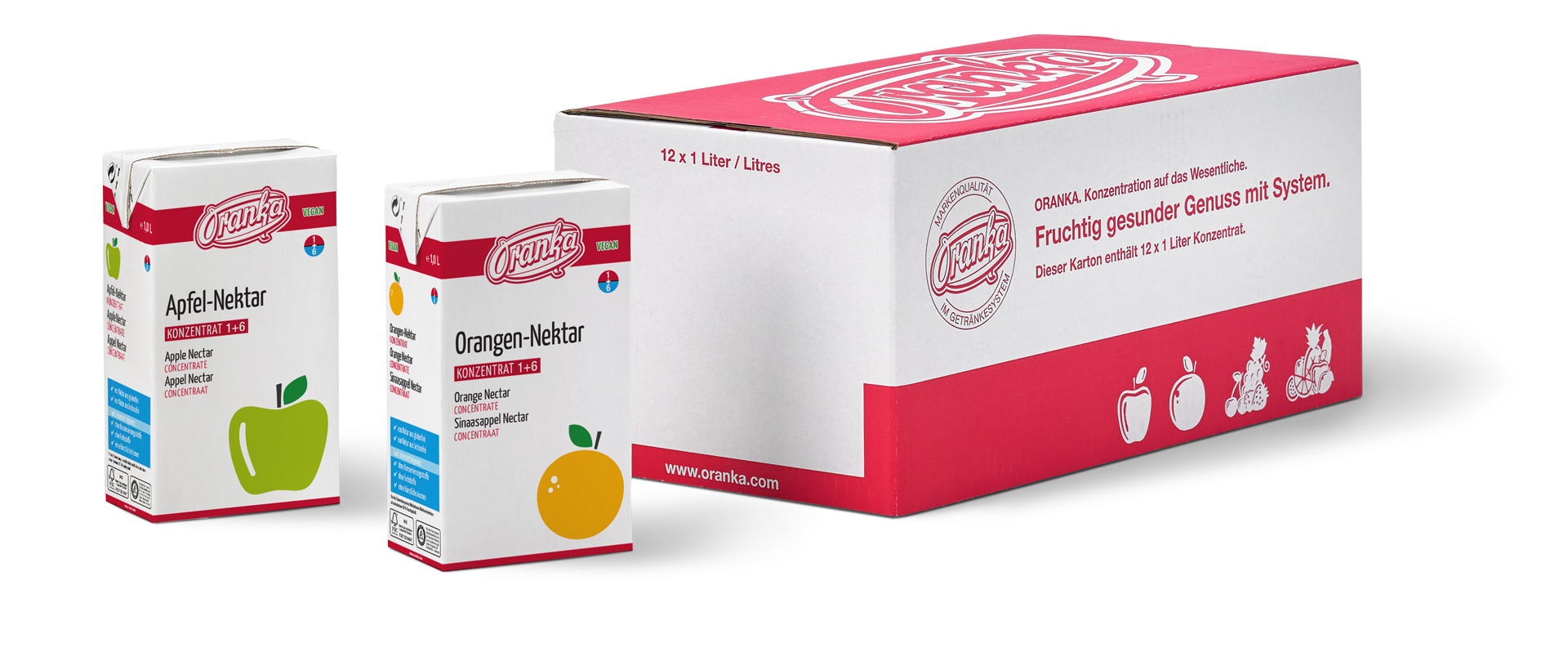 1+6 ORANKA fruit nectar - ORANKA fruit drink concentrates