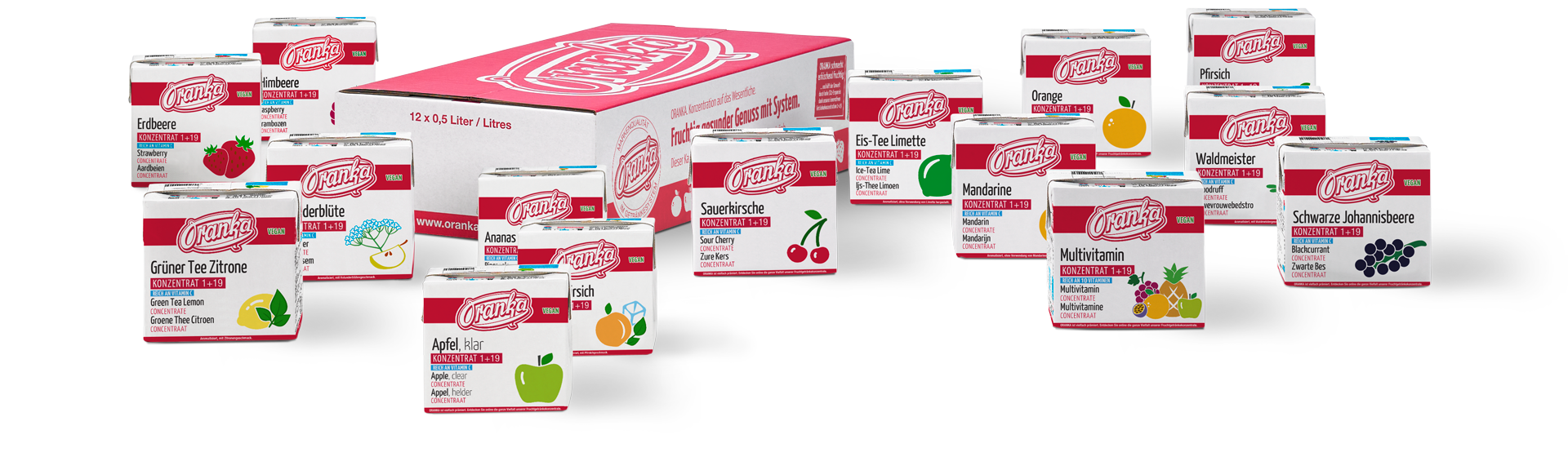 1+19 ORANKA Vitamin C Fruchtgetränke - ORANKA Fruchtgetränkekonzentrate